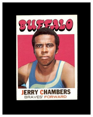 1971-72 TOPPS BASKETBALL CARD BUFFALO BRAVES #13 JERRY CHAMBERS NR.MINT ...