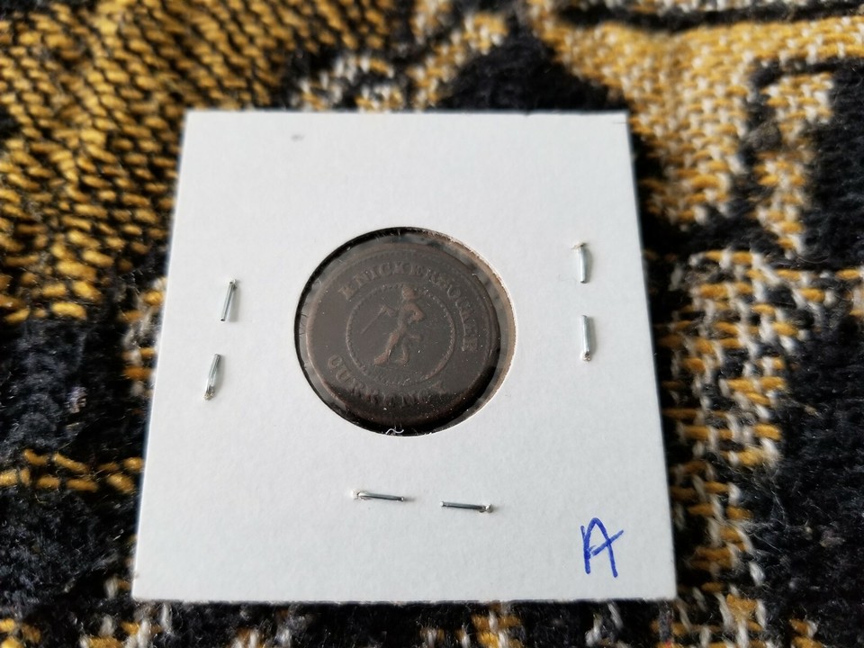 Knickerbocker Currency - Civil War Token - IOU 1 Cent - Pure Copper No ...