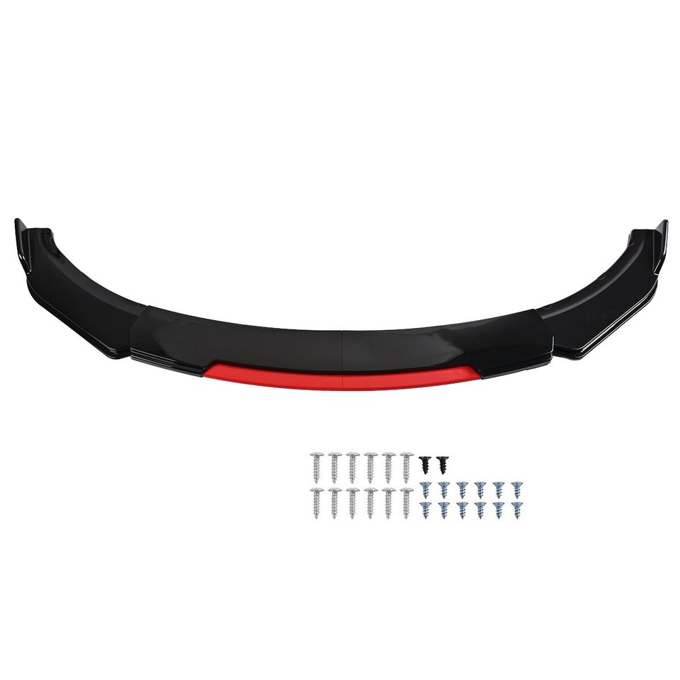 For Ford Maverick XLT Black&Red Front Bumper Chin Lip Body Spoiler ...