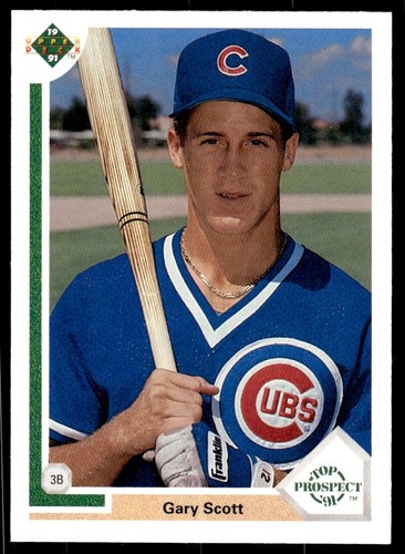 1991 Upper Deck Baseball Card Gary Scott Rookie Chicago Cubs #58 | eBay