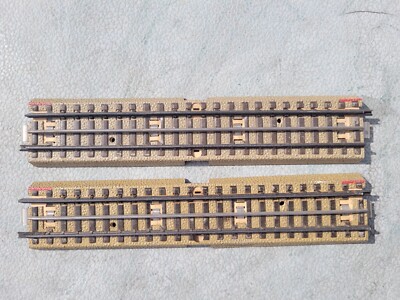 VINTAGE MARKLIN M-TRACK 3-RAIL STRAIGHT TRACK 180mm 7 1/16" - 2 pieces ...