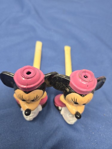 Vintage Disney Minnie Mouse Hard Plastic Bubble Blower Pipes Lot Of 55 ...