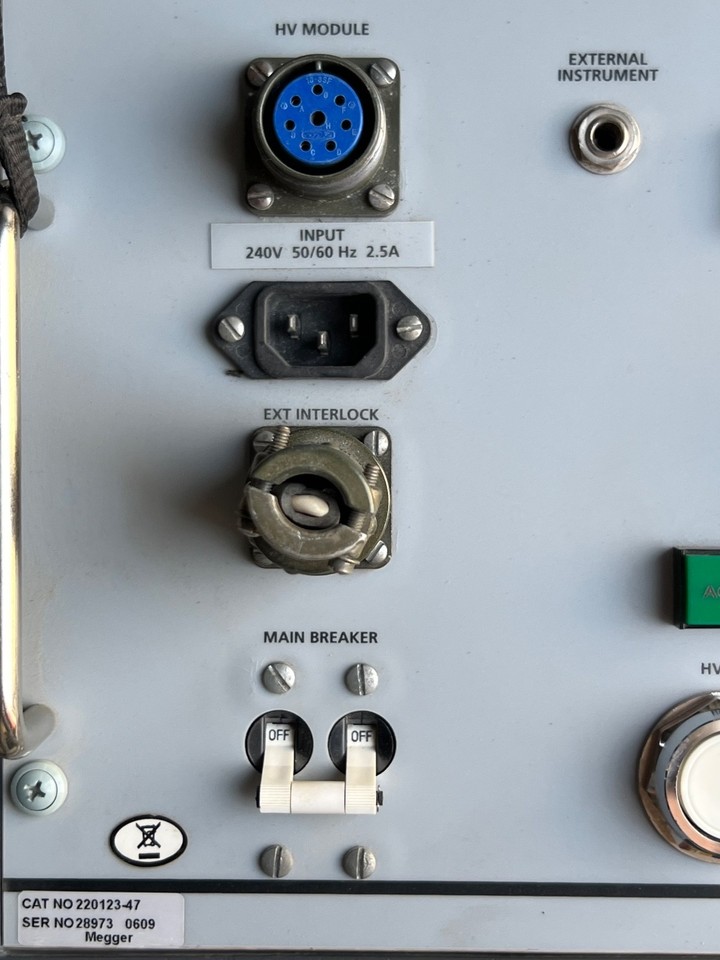 Megger Biddle DC Dielectric Test Set 70 KiloVolts Catalog No 220070 | eBay