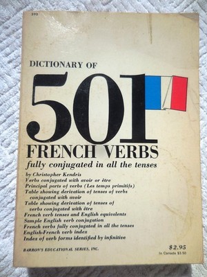 501 IRREGULAR FRENCH VERBS Dictionary of CHRISTOPHER KENFRIS ...