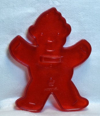 HRM Vtg Red Cookie Cutter - Gingerbread Boy Man Clown Christmas Elf ...
