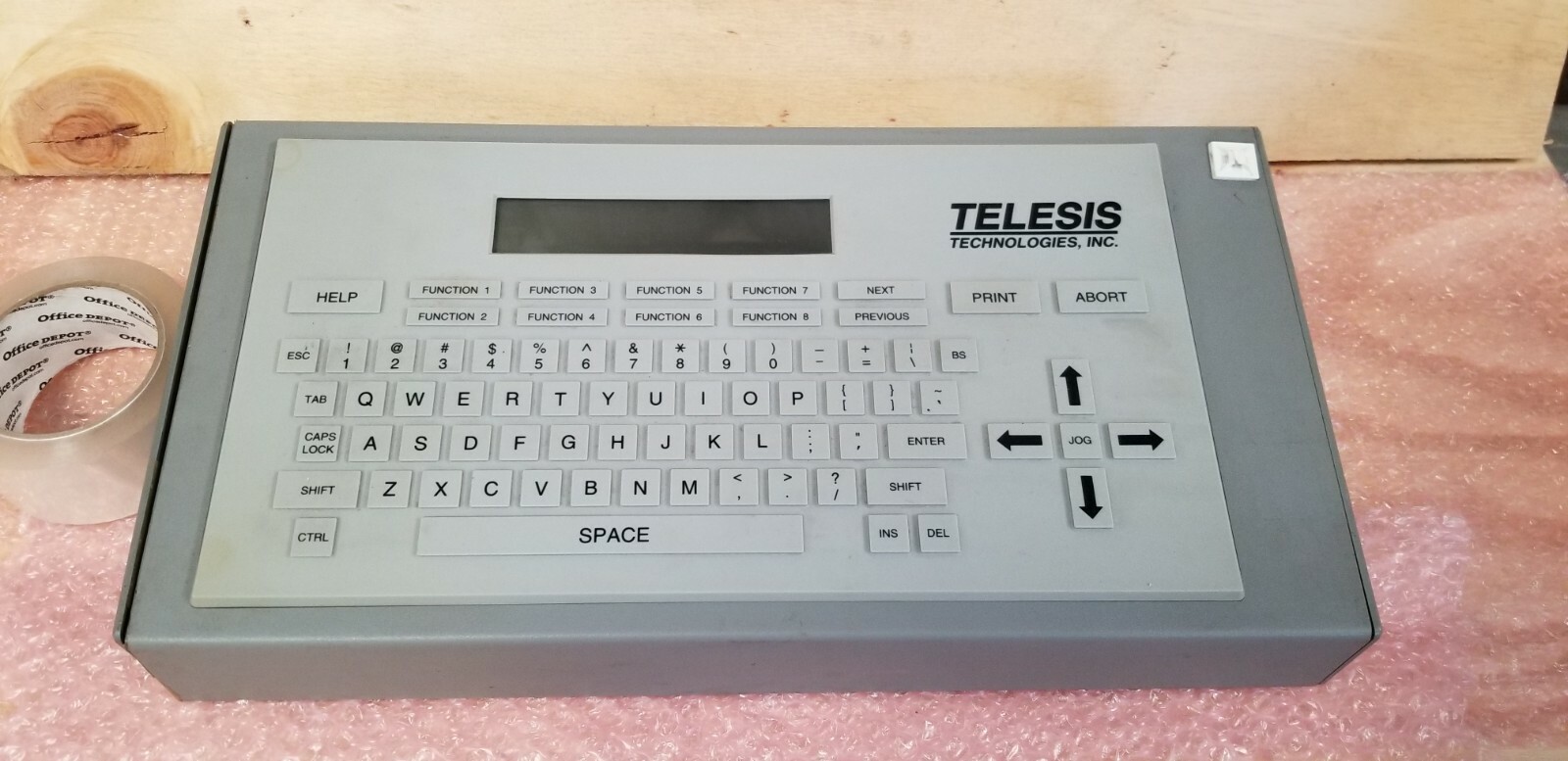 TELESIS TECH TMC400/1700 CONTROLER PANEL ***USED***JML (FOR PARTS ONLY ...