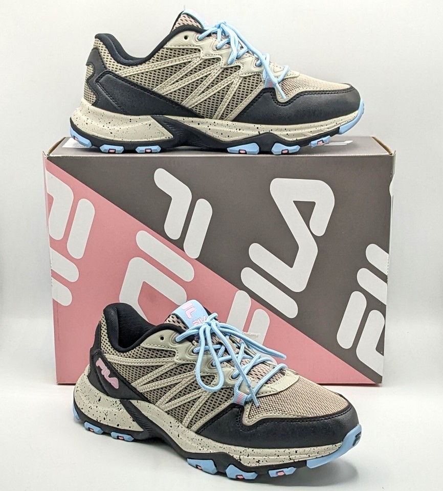 FILA "Quadrix" Women's Sports & Trail Shoes (Aqua-Silver-Coral) NEW ...