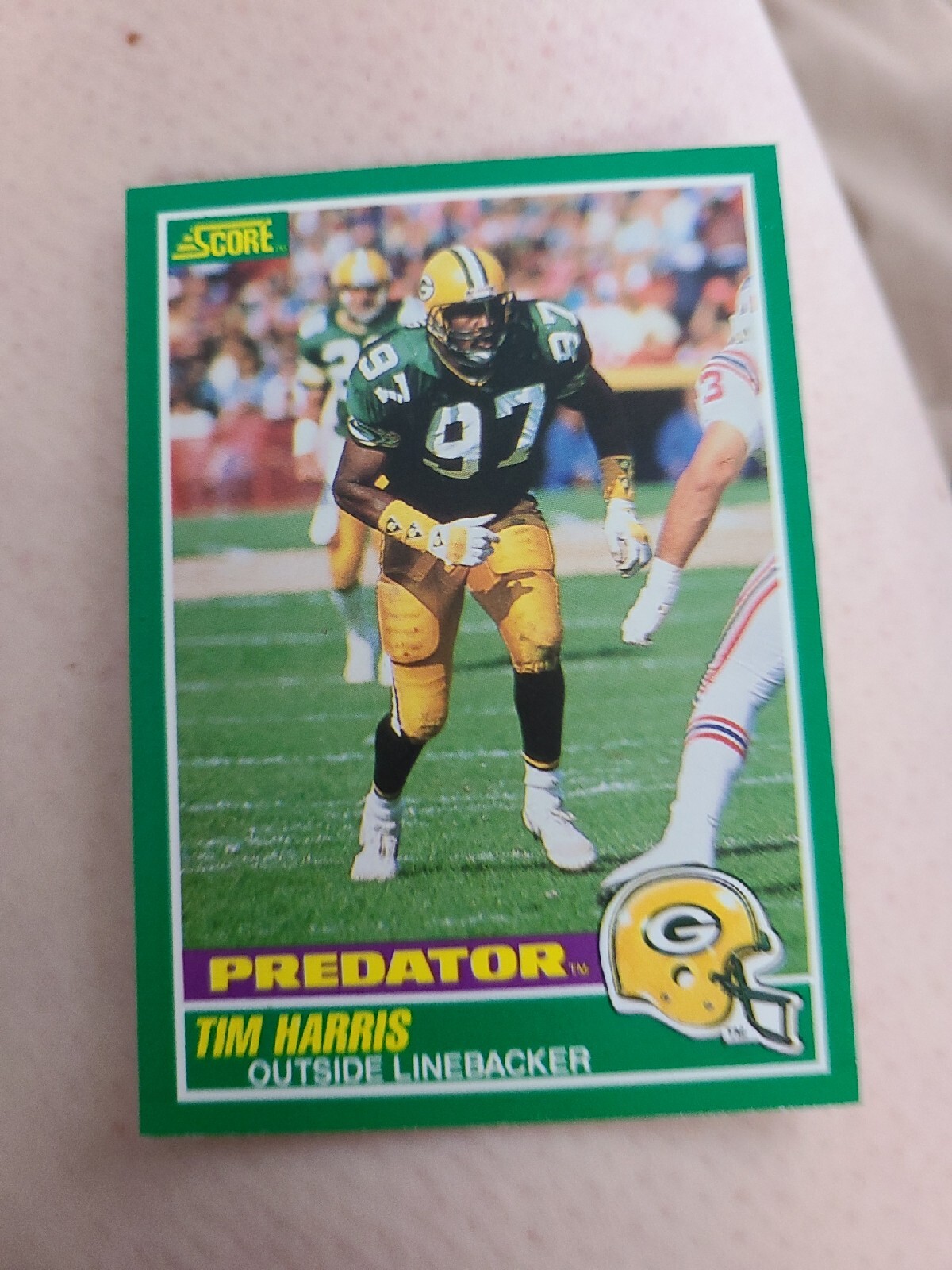 1989 SCORE. TIM HARRIS . GREEN BAY PACKERS #324 MINT Free Shipping | eBay