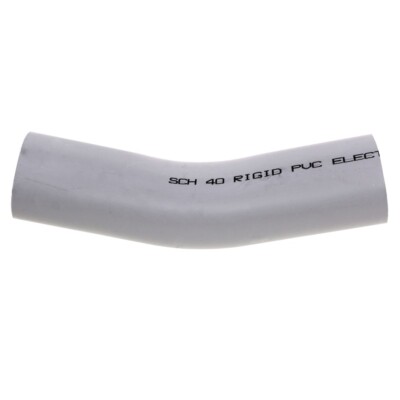Kraloy 078585 40STD4022 4'' PVC Conduit Elbow Plain End 22.5° Standard ...