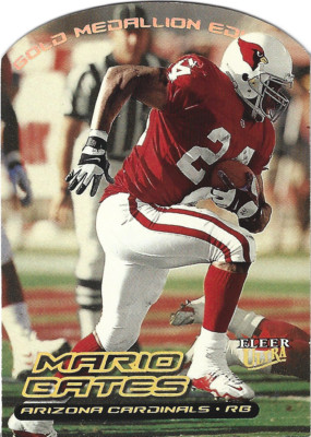 2000 Fleer Ultra🏈Mario Bates🏈Card #194G 🔥Gold Medallion🔥 | eBay