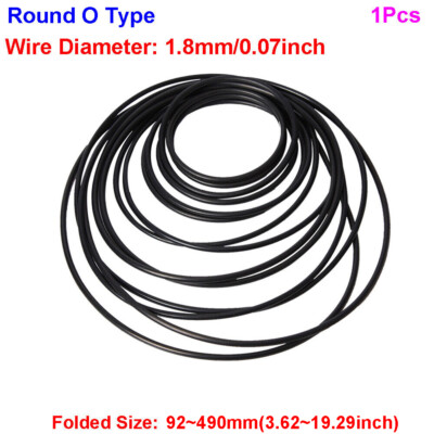 1.8mm Round O Type Rubber Drive Belt Ring for Video Recorder Turntable ...