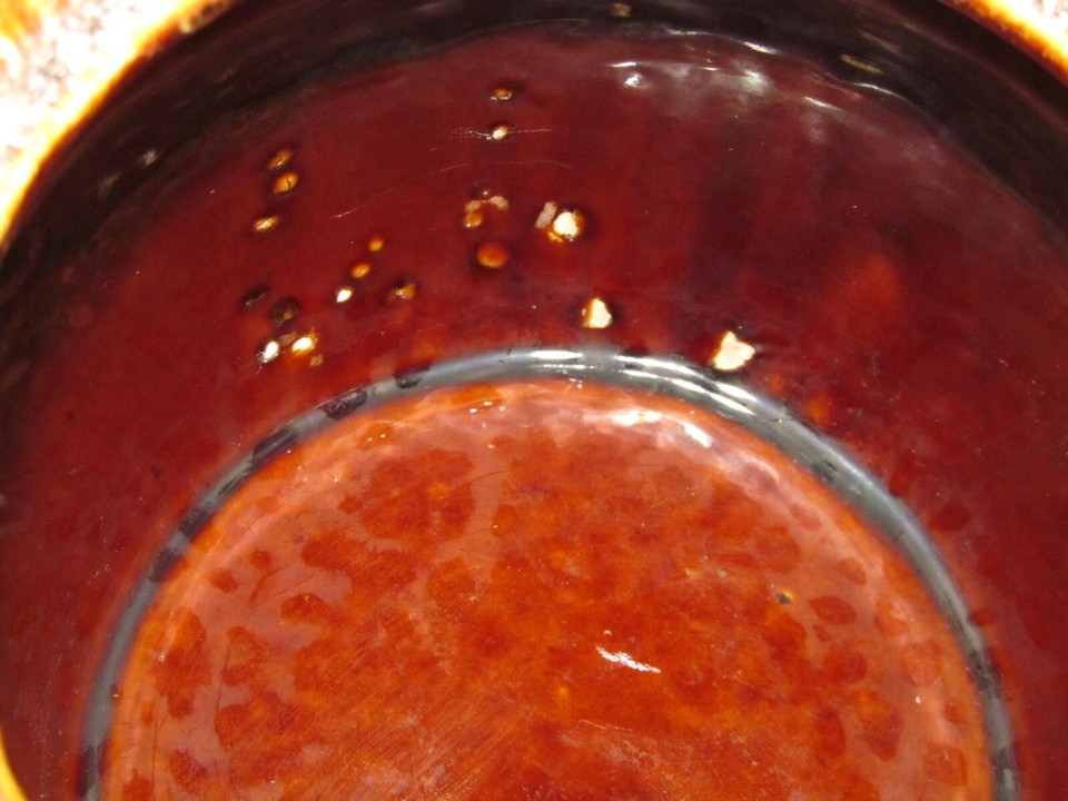 Vintage HULL USA Oven Proof Brown Drip Glaze Cookie Jar w/Lid~c. 1960's ...