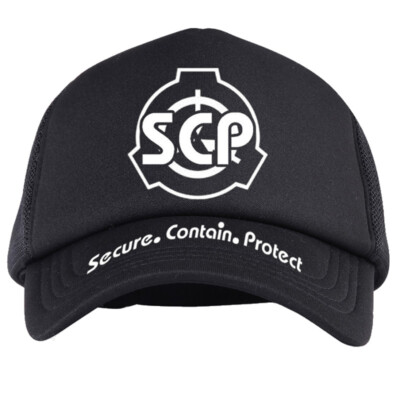 SCP Special Containment Procedures Foundation Baseball Cap Hat Headgear ...