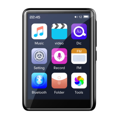 Portable Bluetooth MP4 MP3 Touch Screen HiFi Music Player FM Radio ...