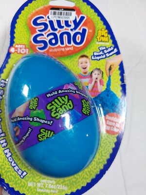 Big Time Silly Sculpting Sand Real Blue Play Sand. | eBay