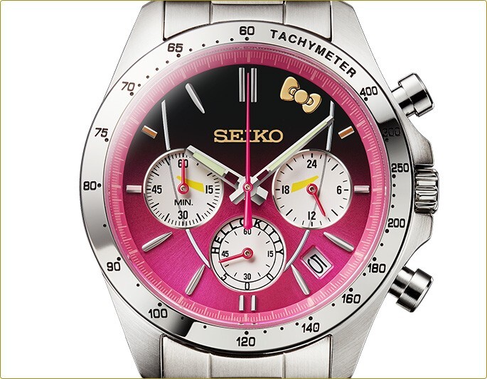 Seiko × Sanrio Hello Kitty Shinkansen watch M 5000 Items Only LTD Ed ...