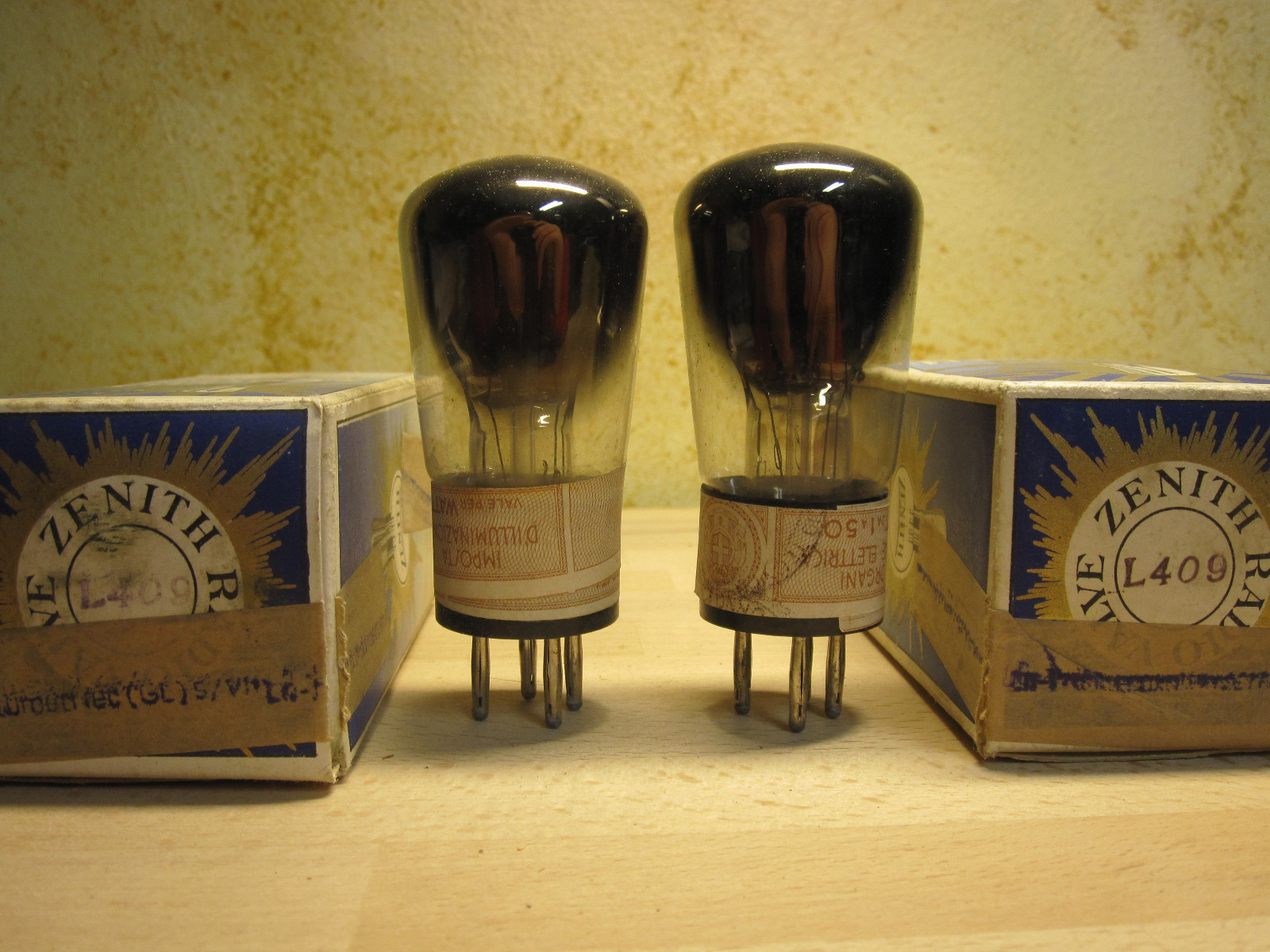 L409 ZENITH röhre re084 Telefunken nos nib tube röhren re604 rs237 300b ...