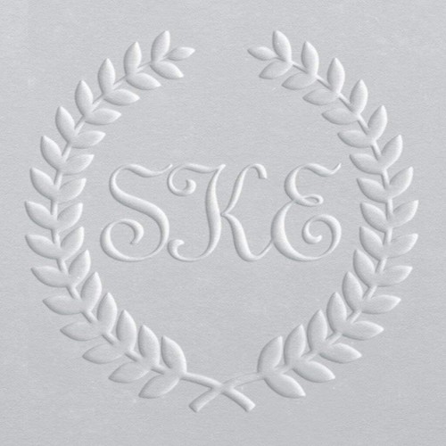 Custom Monogram Embosser with Initials - Hand-Held Embossing Stamp ...