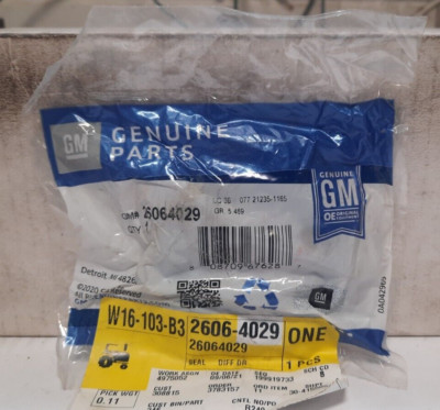 GM #26064029 DIFFERENTIAL DRIVE PINION GEAR SEAL (1997-2018 GM) P115 | eBay