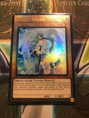EFFECT VEILER *** 1ST EDITION PRISMATIC ULTIMATE RARE RA01-EN003 YUGIOH ...