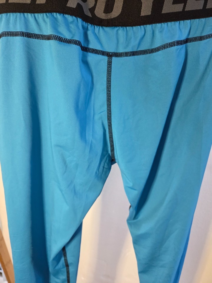 Yel Pro Mens Large Blue Performance Compression Base Layer Training ...