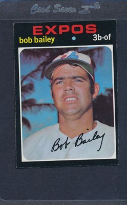1971 Topps #157 Bob Bailey Expos EX/MT *6366 | eBay