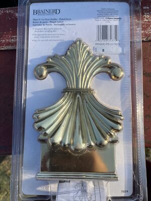 Brainerd Manufacturing Co Decorative Door Holder Plated Brass | eBay