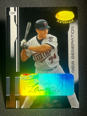2003 Leaf Certified Materials NEW GENERATION ROOKIE AUTO Lew Ford 296/ ...