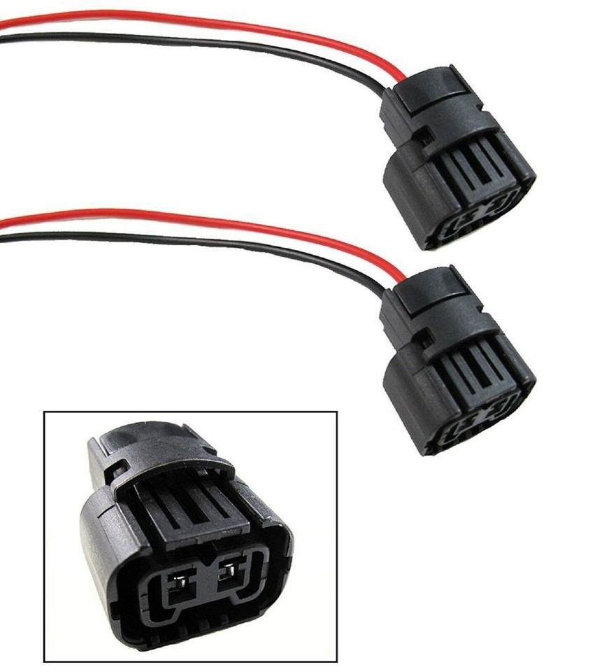 Wire Pigtail Female PSX24W 2504 Two Harness Fog Light Bulb Connector ...