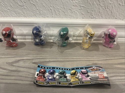Power Rangers SPD Finger Puppet Soft Mini Figures - Complete Set | eBay