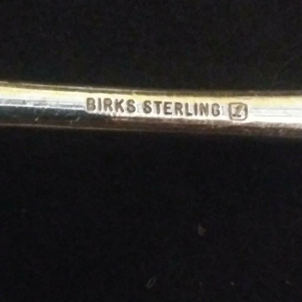 Birks Sterling Silver London Engraved "G" Dinner Fork | eBay