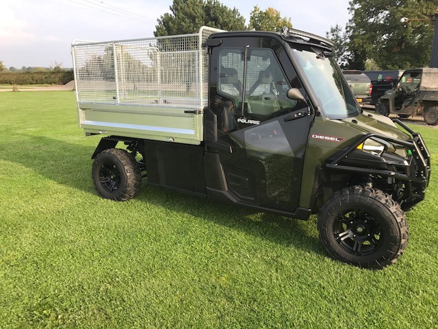 POLARIS RANGER DIESEL GATOR MULE KUBOTA UTV UTILITY VEHICLE SNOW PLOW ...