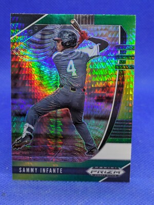 2020 Panini Prizm Draft Picks Green and Yellow Hyper Prizm Sammy ...