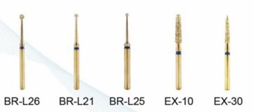 10pcs Dental preparation bur Porcelain FG dental burs Open pulp cavity ...