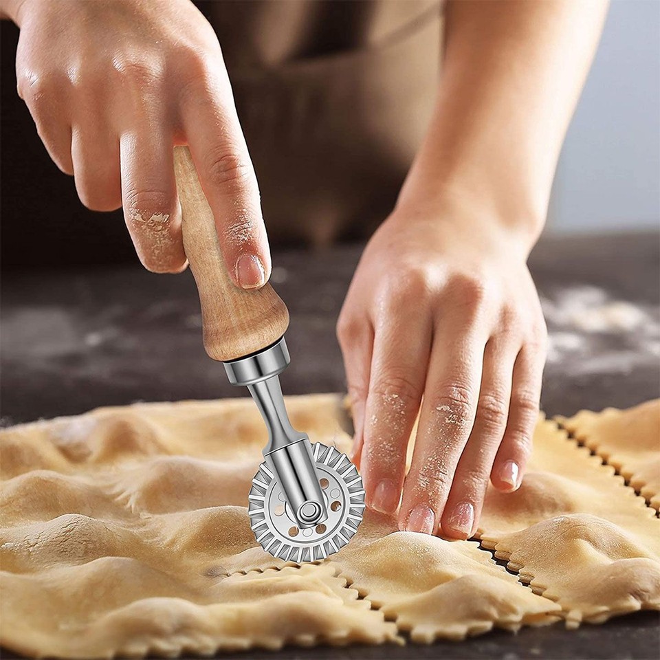 Ravioli Stamp Pasta Cutter Circle Square Cake Mold Make Home Pastry ...