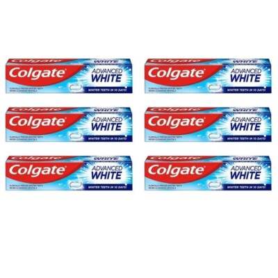 6 x Colgate Advanced White Toothpaste 100ML 6281001101192 | eBay UK