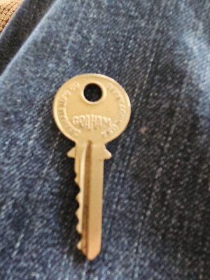 Vintage Brass Key The Graham MFG Co Derby Conn USA Very Good Condition ...
