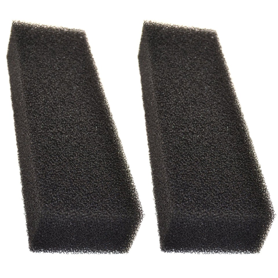 2x Square Foam Aquarium Filters for Coralife Biocube 29 / 14 Sump ...