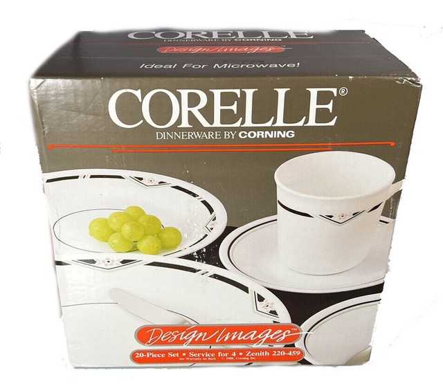 Corelle Dinnerware by Corning Design Images Zenith 20 Piece - Service ...