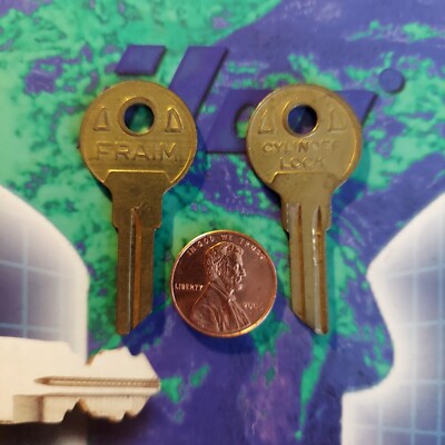 Fraim, Antique, Obsolete, 5-Disc Cylinder/ Padlock, OEM / NOS Key Blank ...