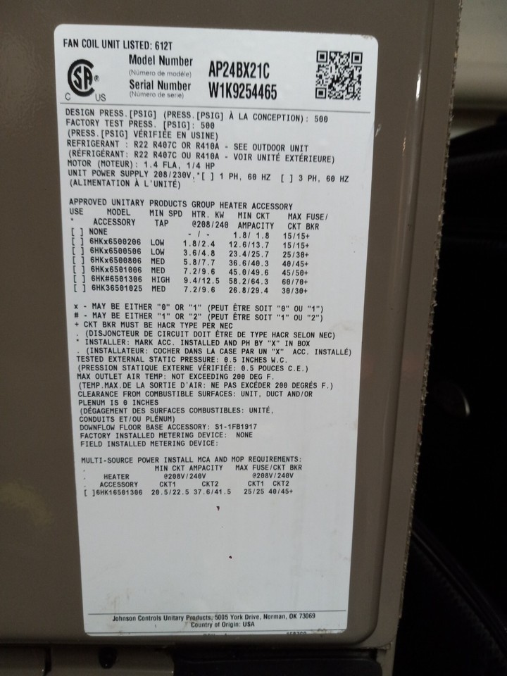 Coleman Air Handler | eBay