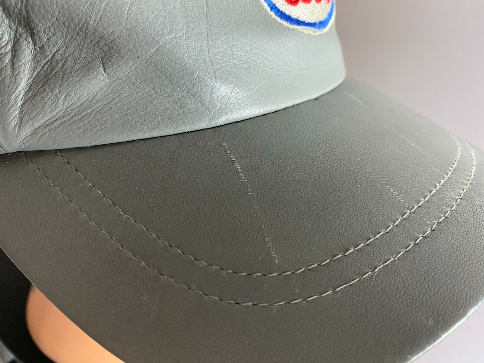 Imperial Oil Esso Vintage Leather Baseball Cap Hat SE… - Gem