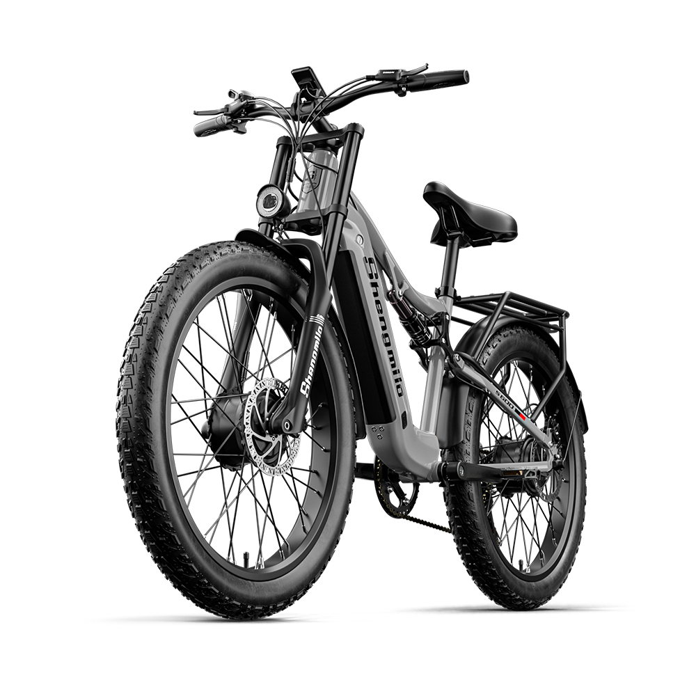 26"Fat Tire Electric Bike 48V/17.5Ah Off-Road E-Bike Mountain Bicycle ...