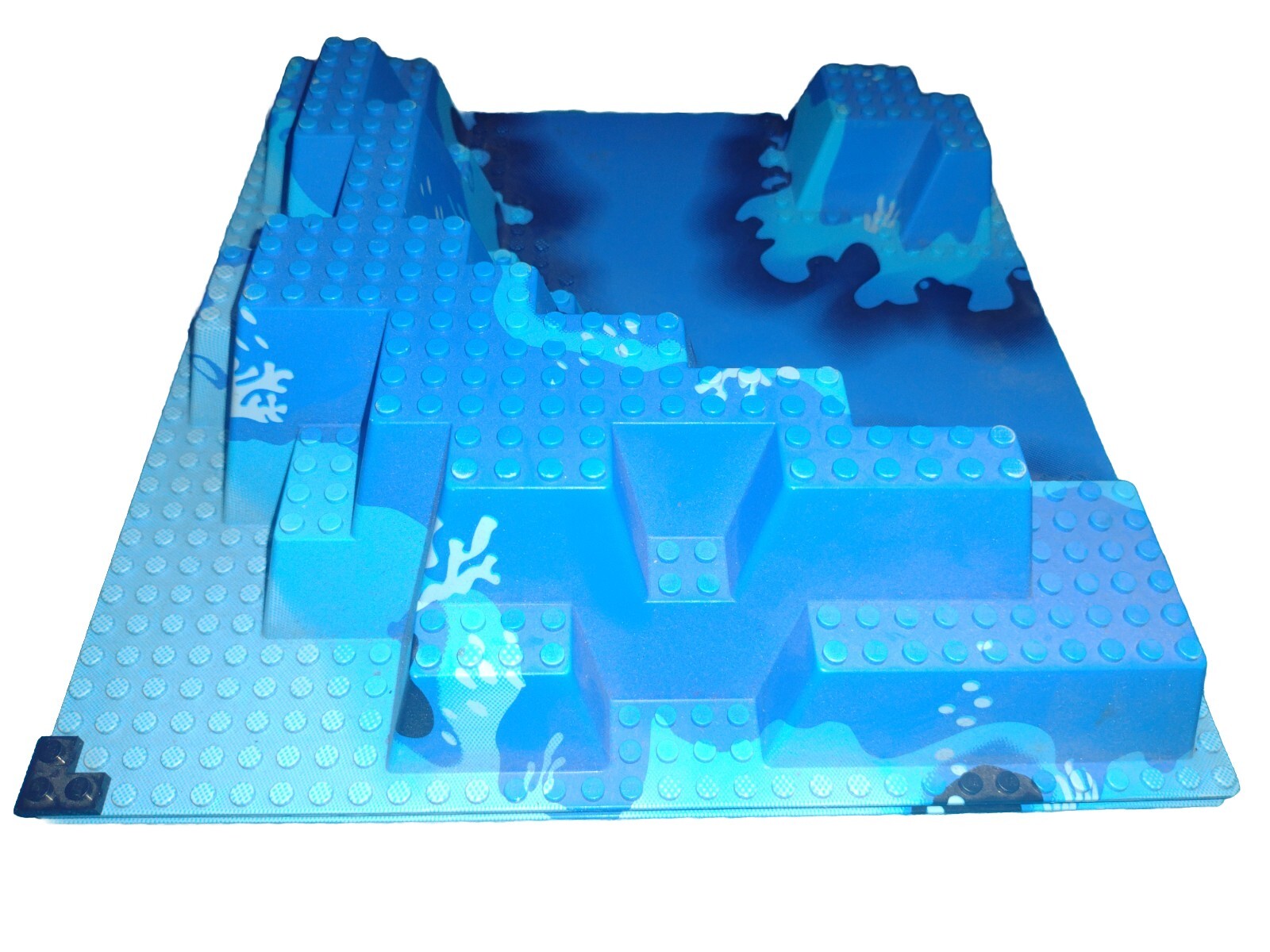 LEGO 6024PX1 Baseplate Raised 32x32 Canyon W/blue Underwater Pattern ...