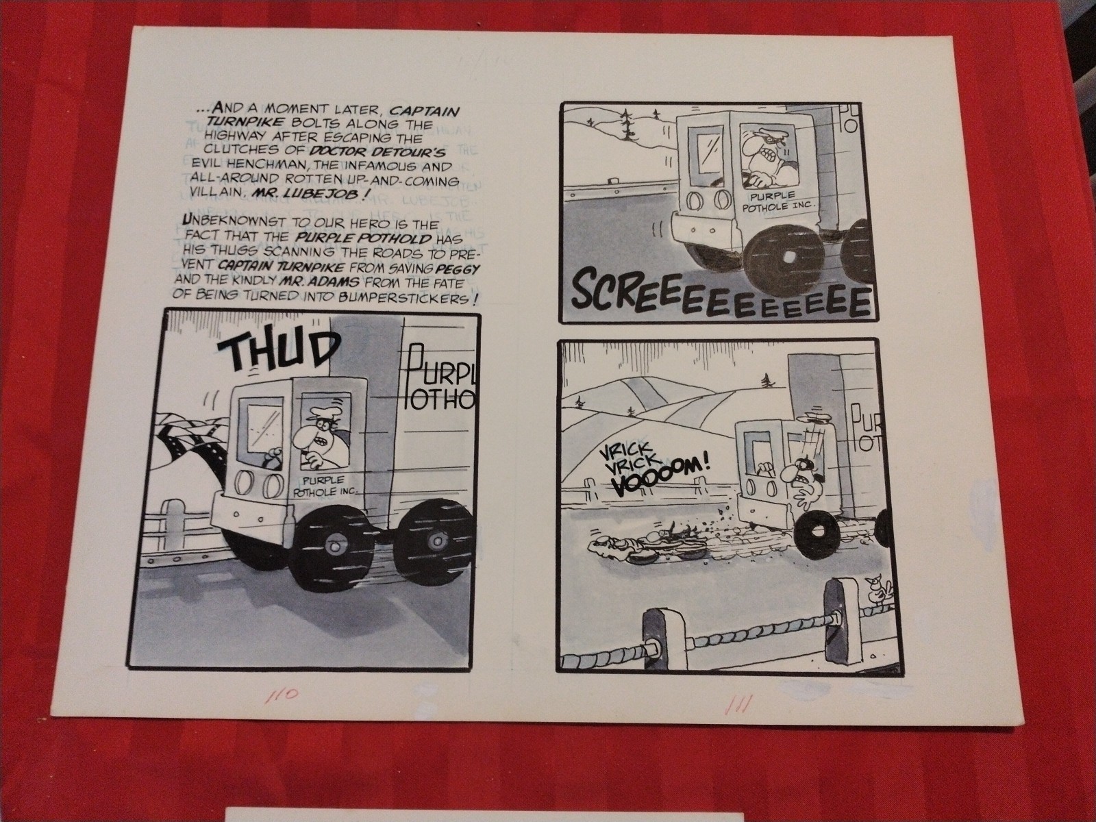 Original Artwork For Mad Book Of Almost SuperHeroes By Duck Edwing | eBay