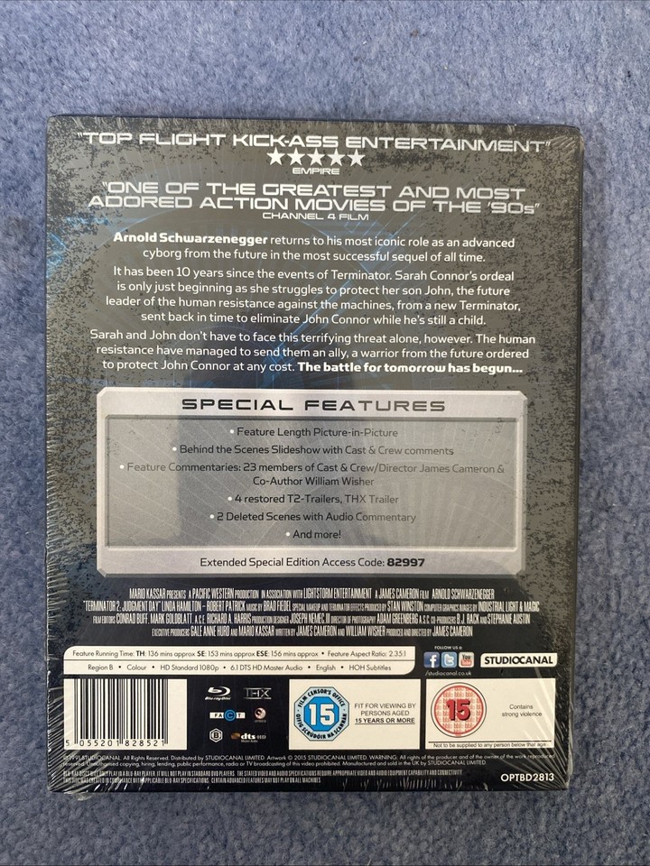 Terminator 2 Blu-ray Steelbook | eBay UK