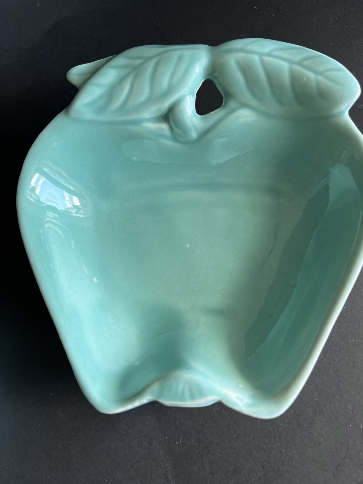 Apple Trays from Lazy Susan Blue 734 Vintage California Pottery | eBay