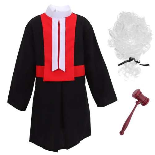 Kids Party Wig Judge Gavels for Baby Outfit Child Performance Clothing ...