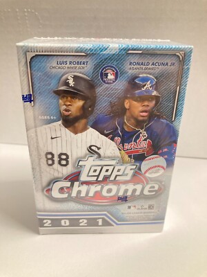 2021 Topps Chrome Baseball EXCLUSIVE Sealed Blaster Box-PINK+SEPIA ...