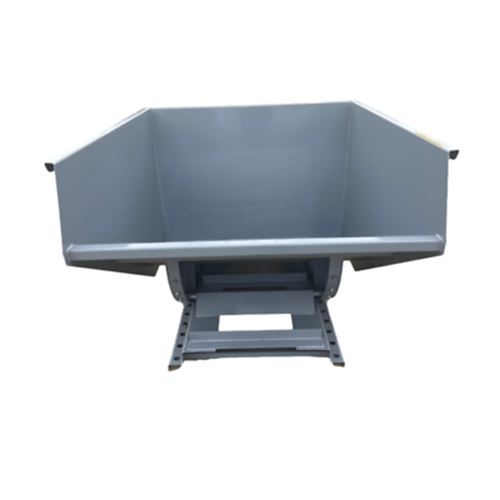 3 YD WRIGHT SELF DUMPING HOPPER- TRASH-DUMPSTER- RECYCLING HOPPER- FREE ...